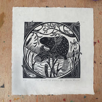 The Beast of Dean Original Linocut (various designs) – PRIOR SHOP