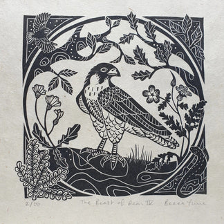 The Beast of Dean Original Linocut (various designs) – PRIOR SHOP
