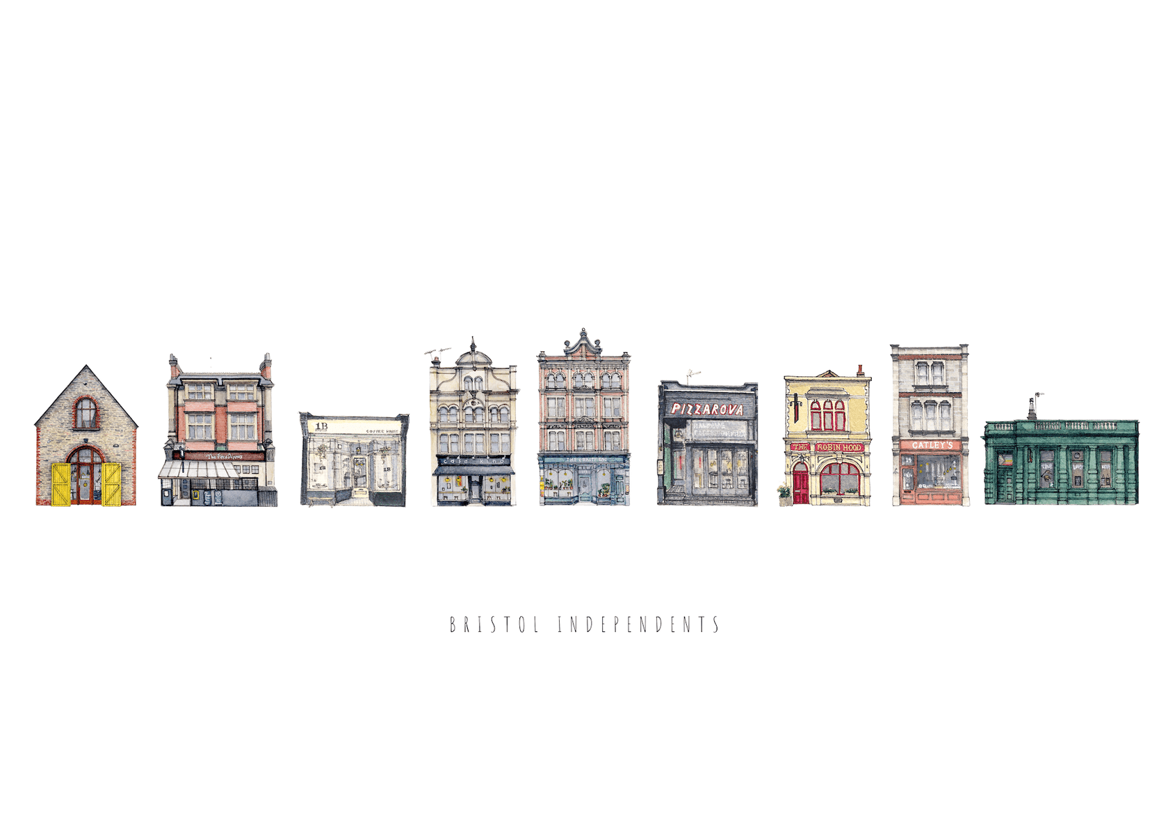 Bristol Fine Art Print - A4 (various designs) – PRIOR SHOP