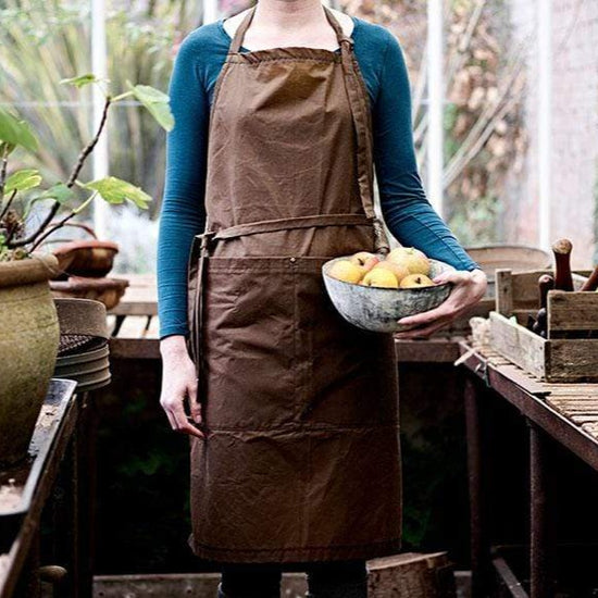 Hardwearing Waxed Cotton Apron (various colours) – PRIOR SHOP